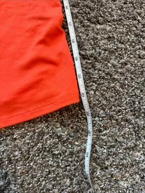 Burn Boot Camp | Tops | Burn Boot Camp Womens Orange Striped Highneck ...